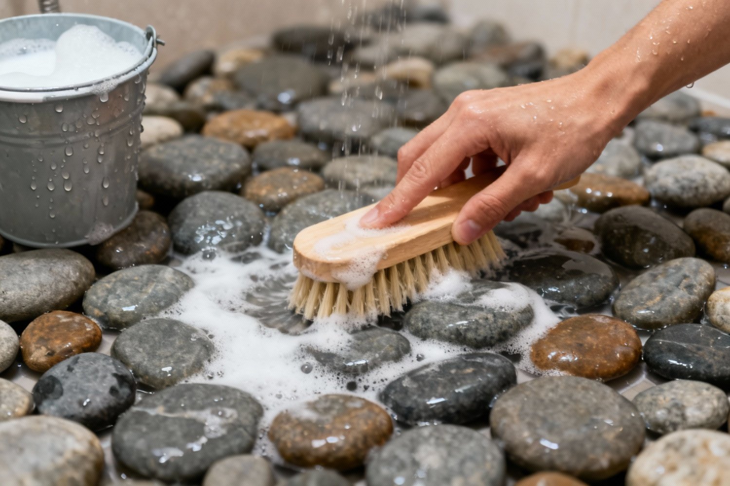 How To Clean A Pebble Shower Floor - cleanrestoreconnect.com