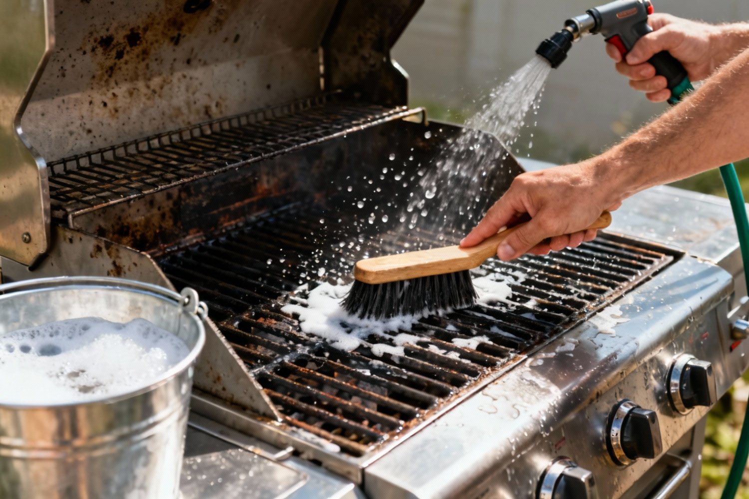 How To Clean a stainless steel grill - cleanrestoreconnect.com